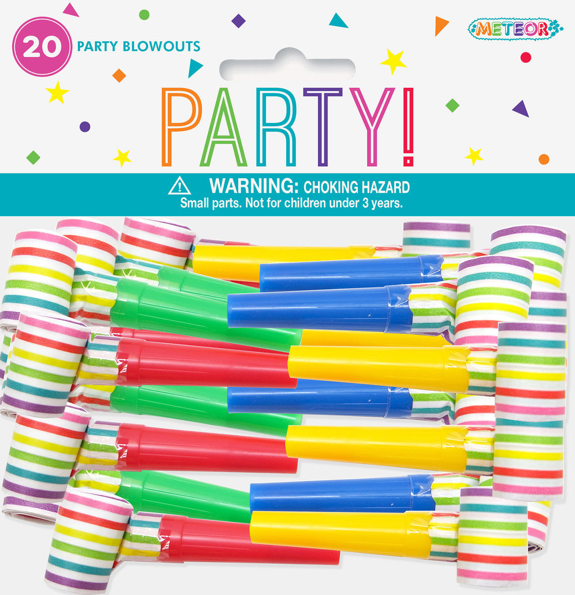 20Pk Rainbow Blowouts – Top Party Supplies, Hoppers Crossing ...
