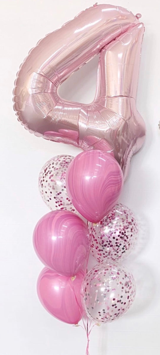 Number with confetti and marble bouquet – Top Party Supplies, Hoppers ...