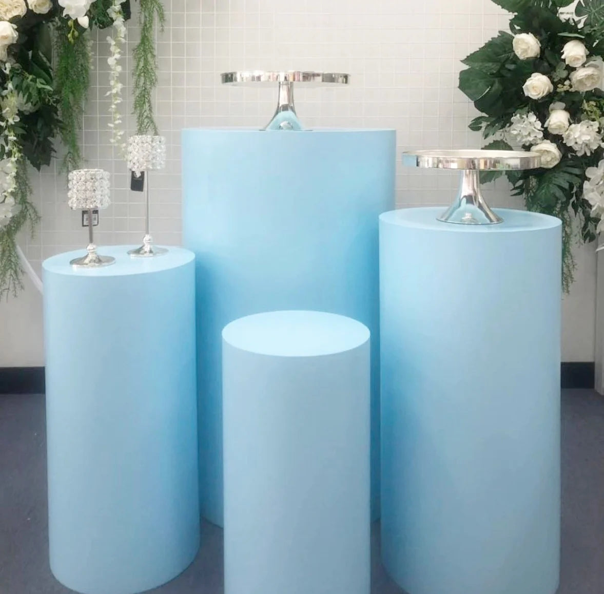 Pastel Blue Plinths 4pcs – Top Party Supplies, Hoppers Crossing ...