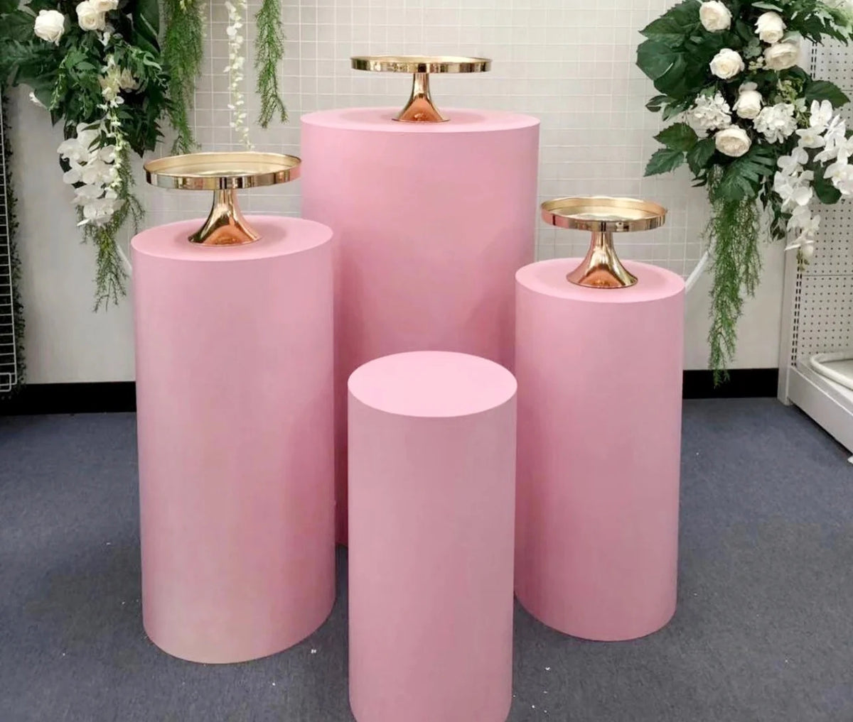Pastel Pink Plinths 4pcs – Top Party Supplies, Hoppers Crossing ...