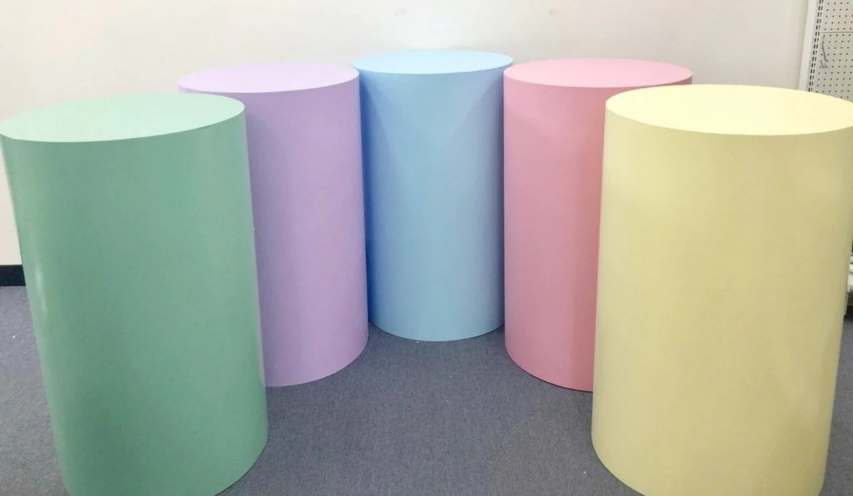 Pastel Yellow Plinths 4pcs – Top Party Supplies, Hoppers Crossing ...