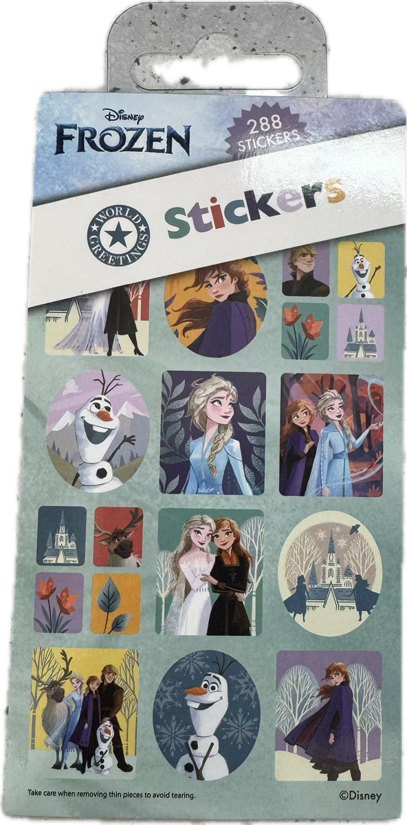 Frozen Stickers Party Favors 288pcs – Top Party Supplies, Hoppers ...