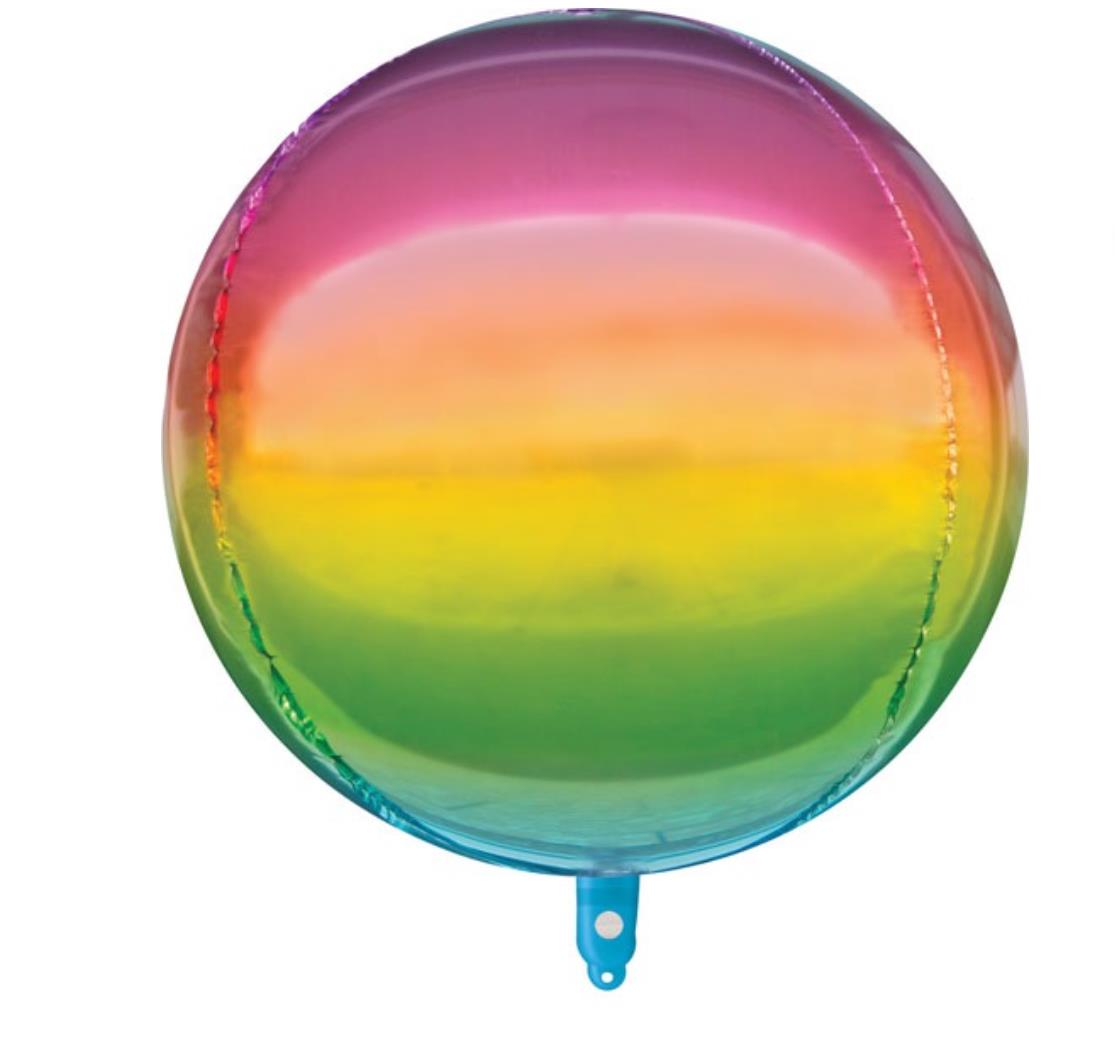 Orbz 50cm Foil Balloon - Rainbow – Top Party Supplies, Hoppers Crossing ...