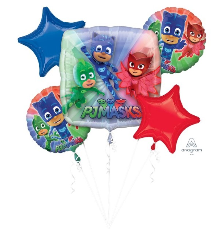 PJ Masks Foil Balloon Bouquet – Top Party Supplies, Hoppers Crossing ...