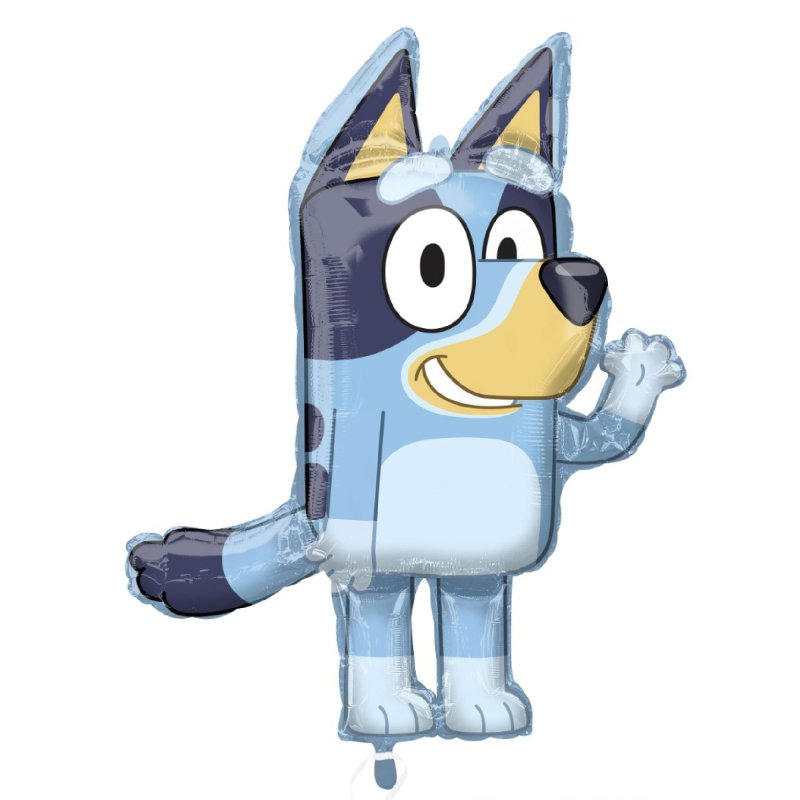 Bluey Jumbo 81cm Super Shape Foil Balloon – Top Party Supplies, Hoppers ...