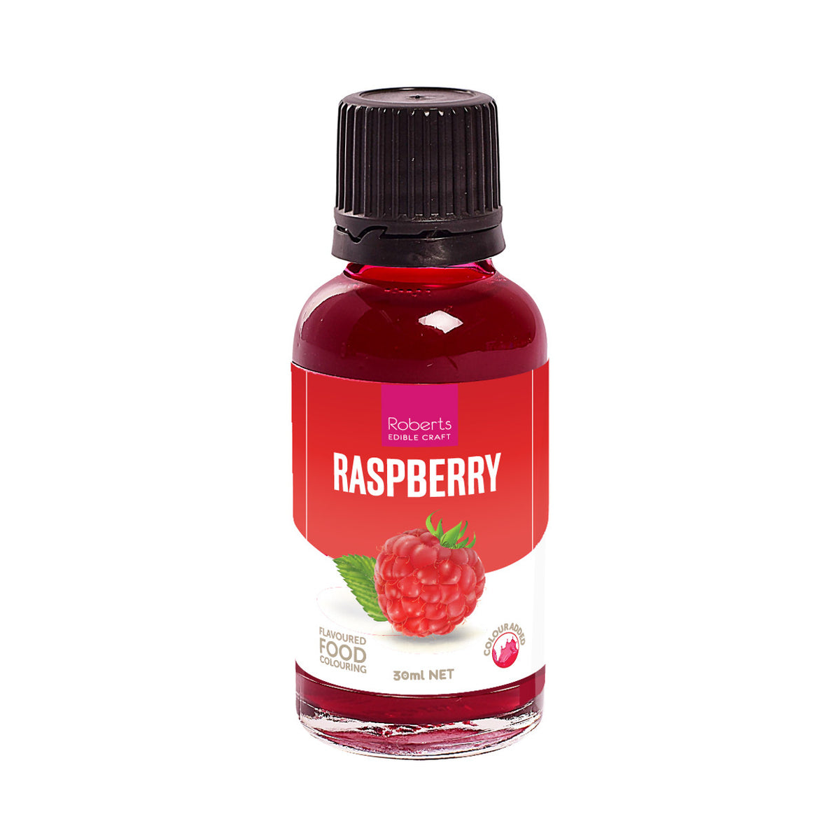 Raspberry Flavoured Roberts Edible Food Colouring 30ml – Top Party ...