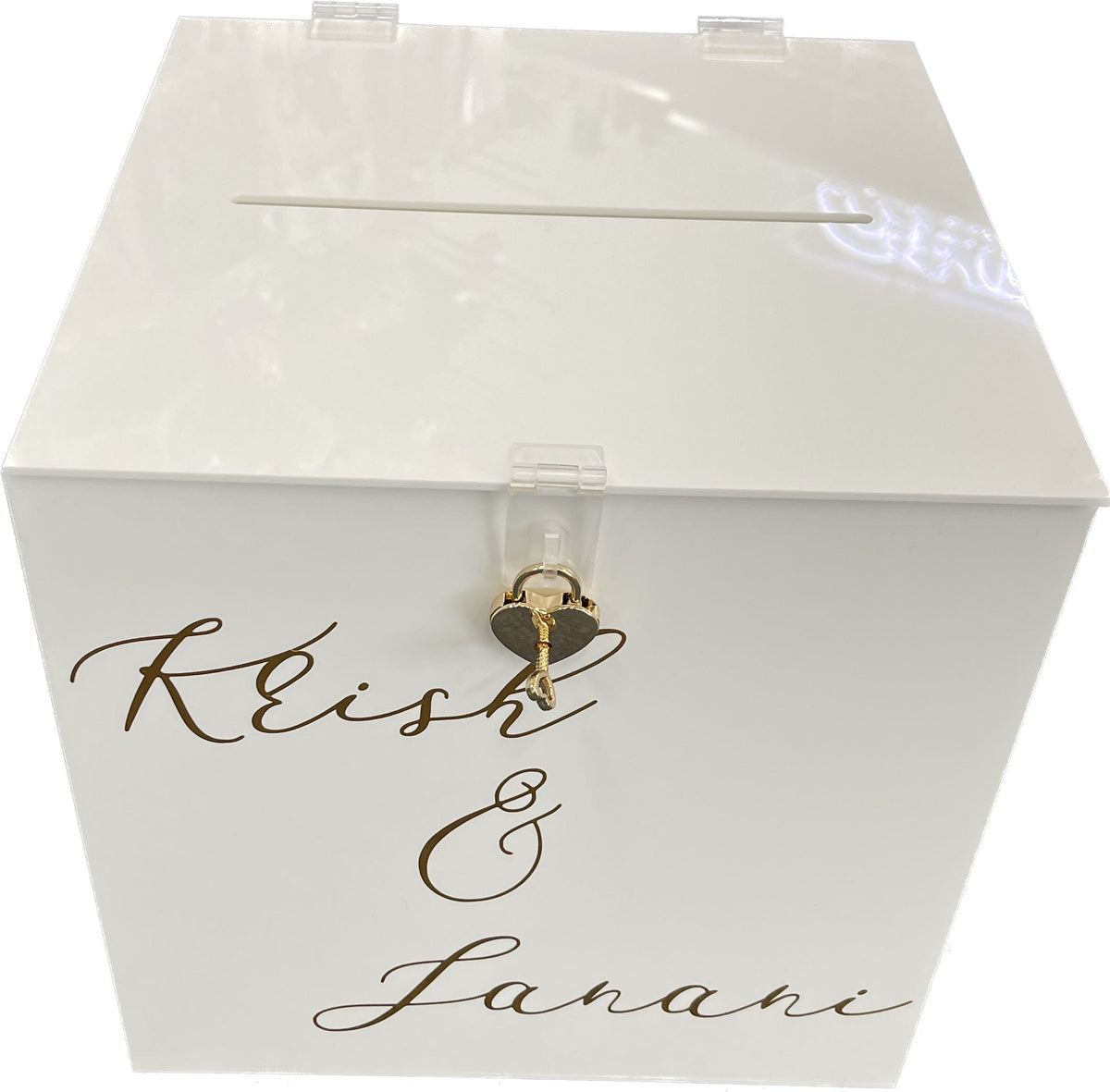 Acrylic White Wedding Wish Well Box / Card Box – Top Party Supplies ...