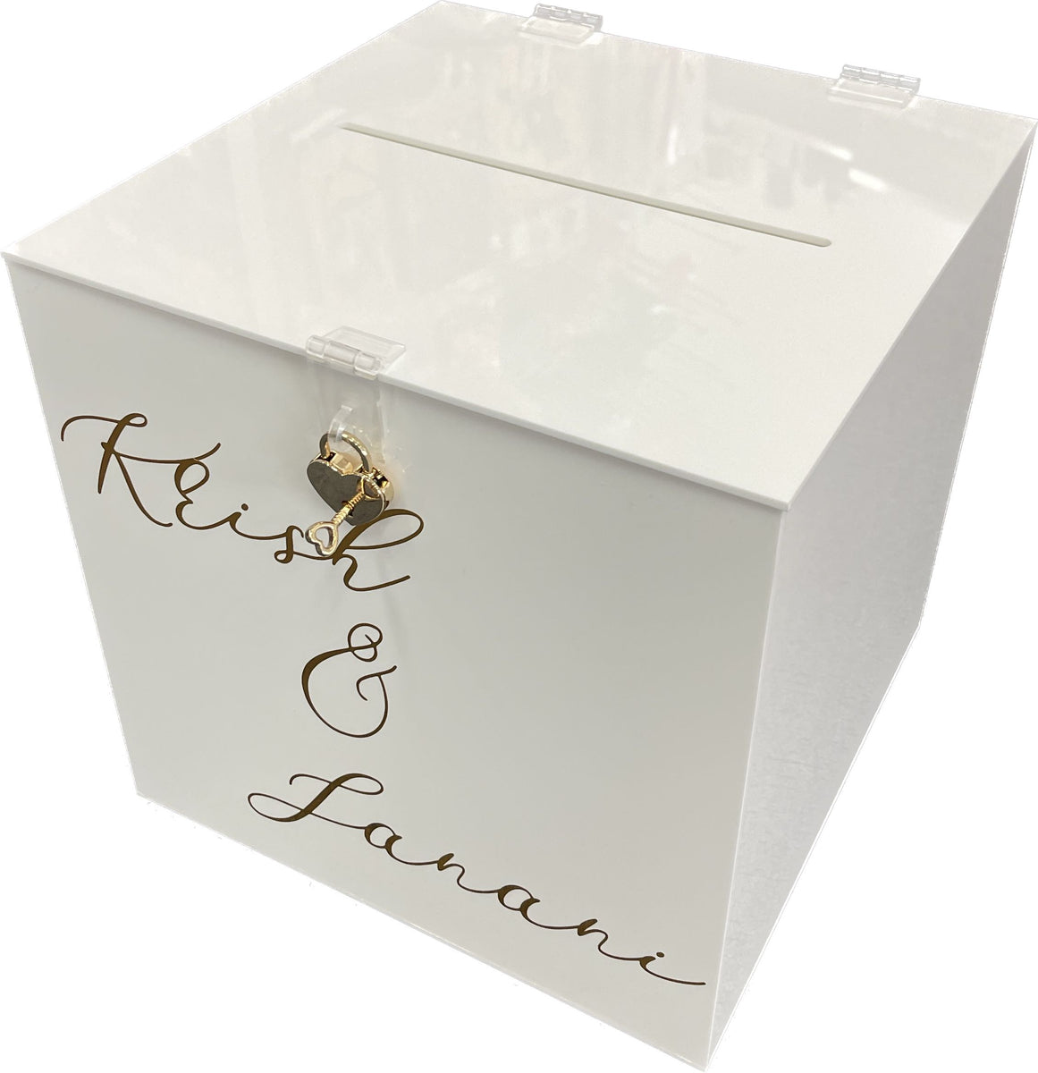 Acrylic White Wedding Wish Well Box / Card Box – Top Party Supplies ...
