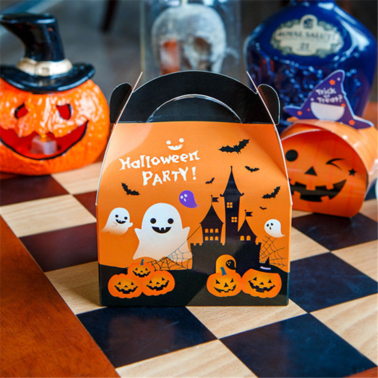 Halloween Cupcake Candy Box Pumpkin Ghost Gift Box – Top Party Supplies ...