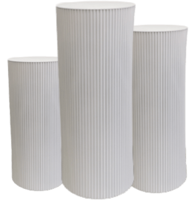 Ripple Plinth White – Top Party Supplies, Hoppers Crossing ...