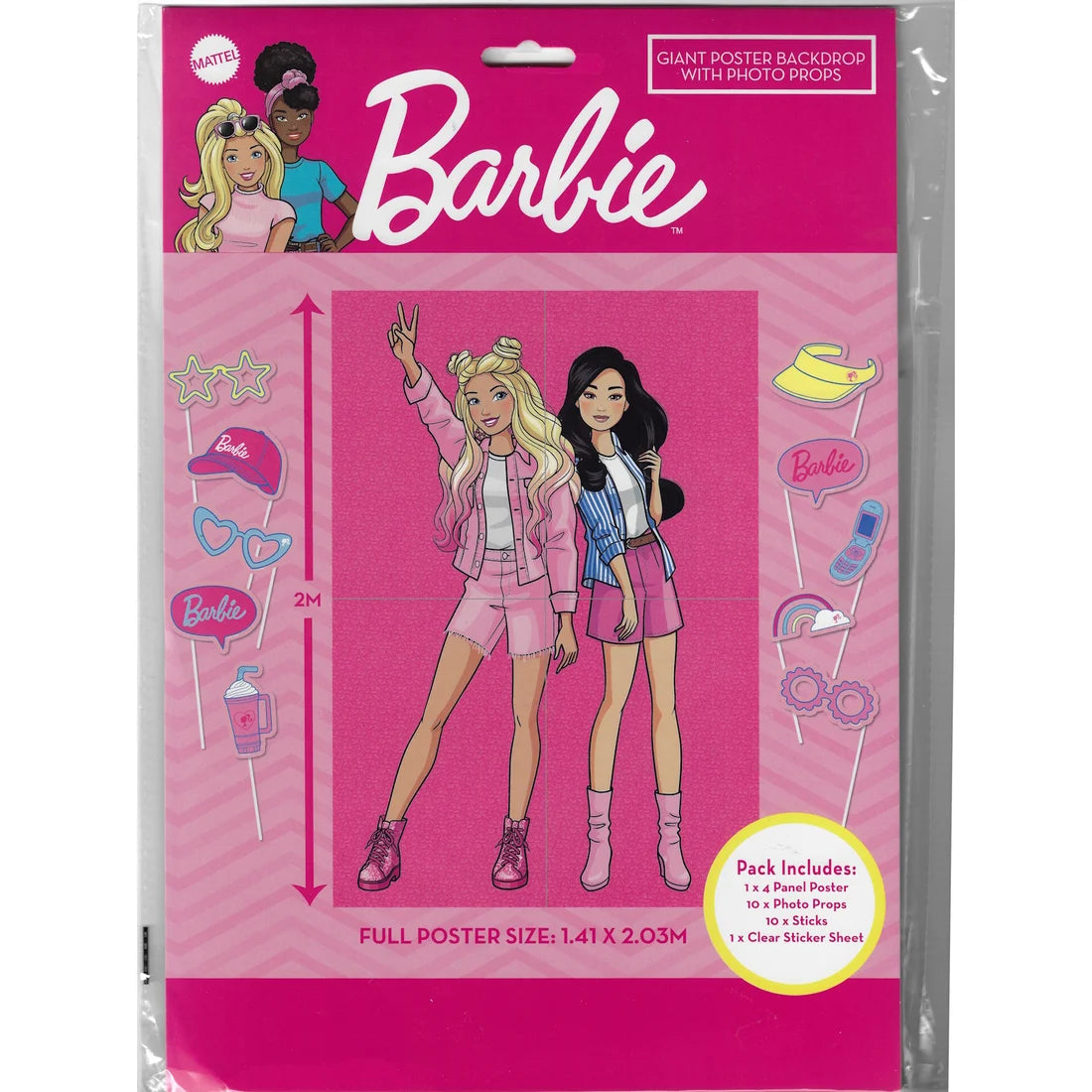 Barbie and Friends Scene Setter With Photo Props – Top Party Supplies ...