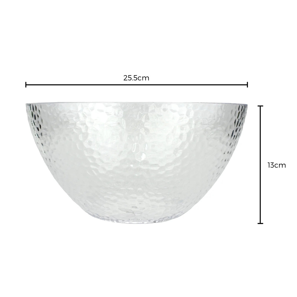 25.5cm X 13cm Ripple Style Large Plastic Bowl – Top Party Supplies ...
