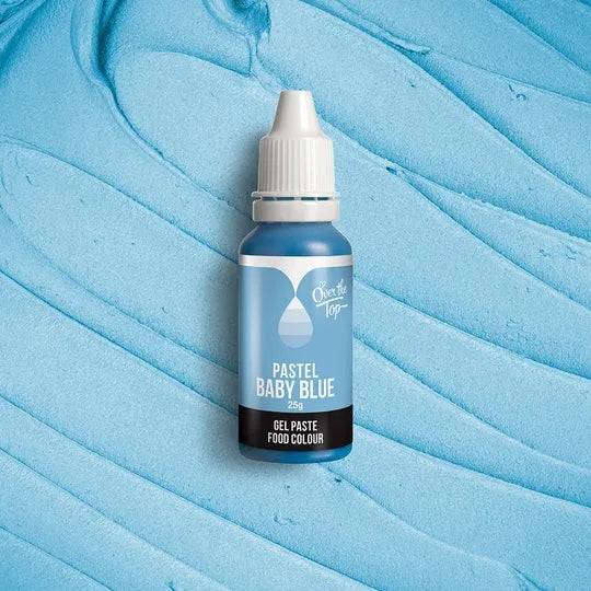 Pastel Baby Blue- Over the Top - Gel Food Colour 25g – Top Party ...