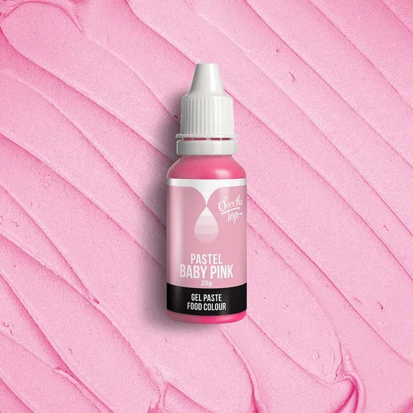 Pastel Baby Pink- Over the Top - Gel Food Colour 25g – Top Party ...
