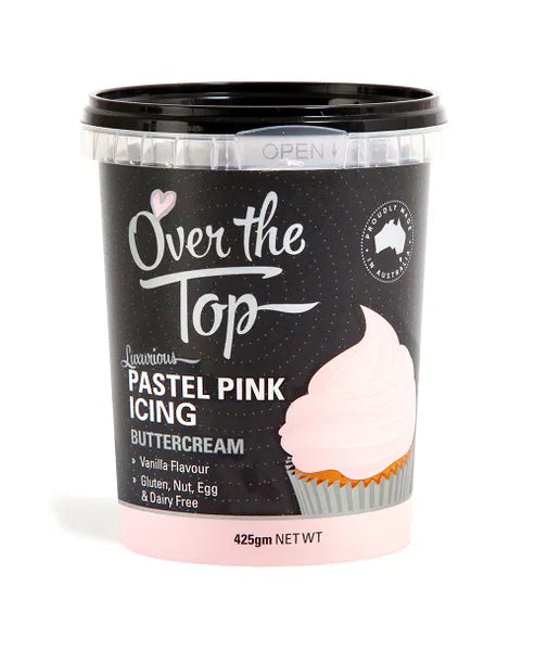 Pastel Pink - Over The Top Buttercream Icing Tub 425g – Top Party ...