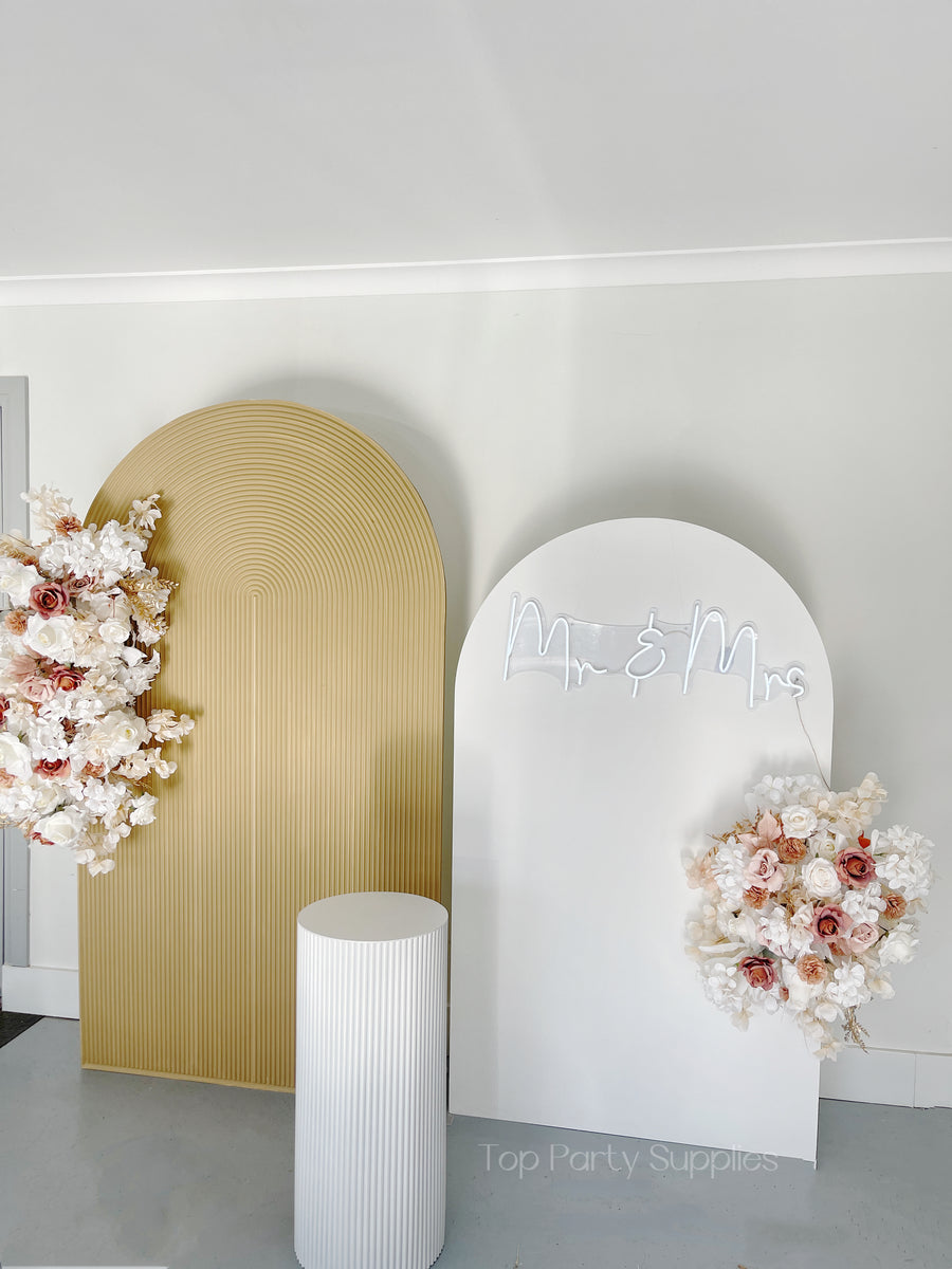 Ripple Arch Wall - Brown – Top Party Supplies, Hoppers Crossing ...