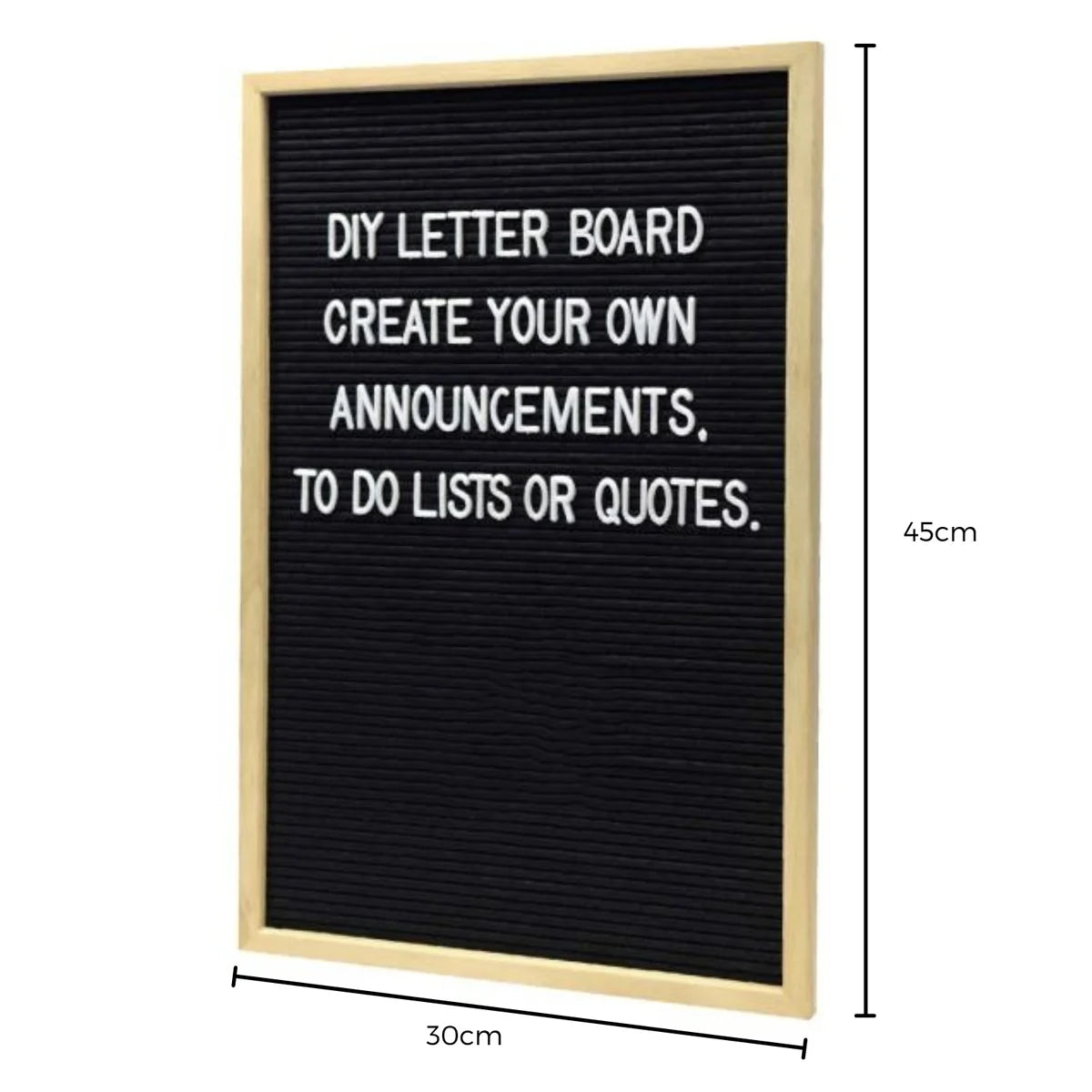 Letter Board Kit 30cm X 45cm – Top Party Supplies, Hoppers Crossing ...
