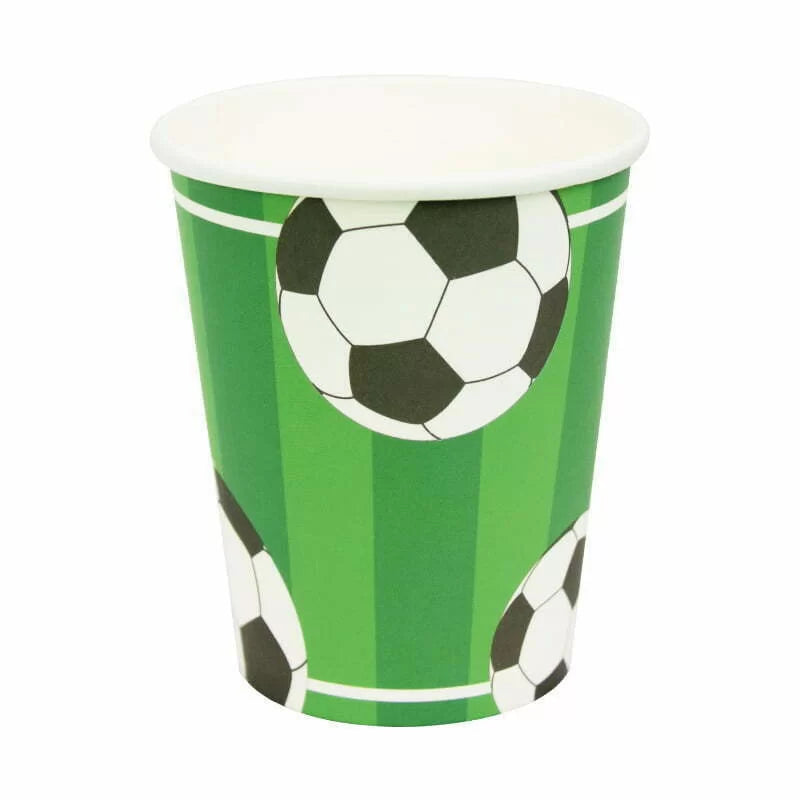 Soccer Ball Paper Cups 8pk – Top Party Supplies, Hoppers Crossing ...