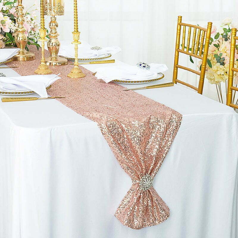 Rose Gold Table Runner 180cm – Top Party Supplies, Hoppers Crossing ...
