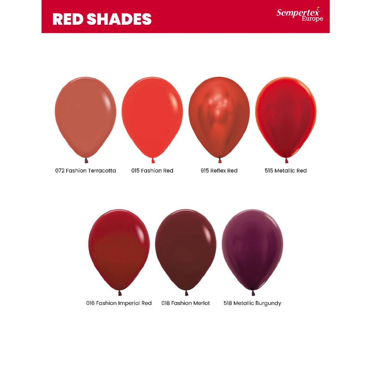 Metallic Red 12cm Mini Size Sempertex Balloons – Top Party Supplies ...