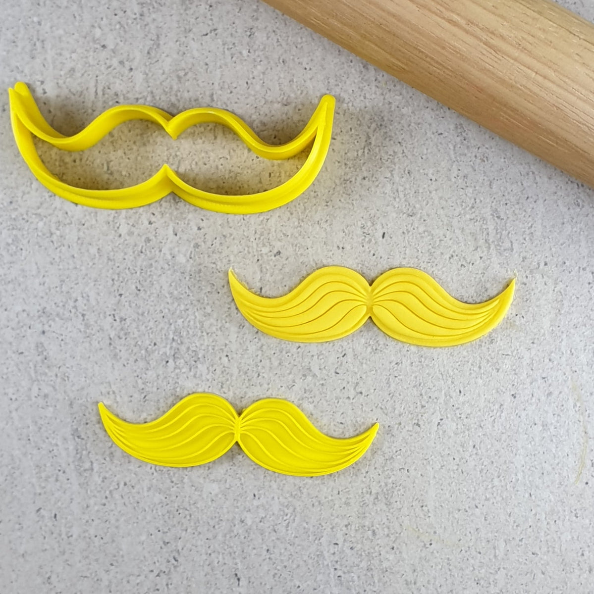 Moustache Shape Cookie Embosser & Cutter Set – Top Party Supplies ...