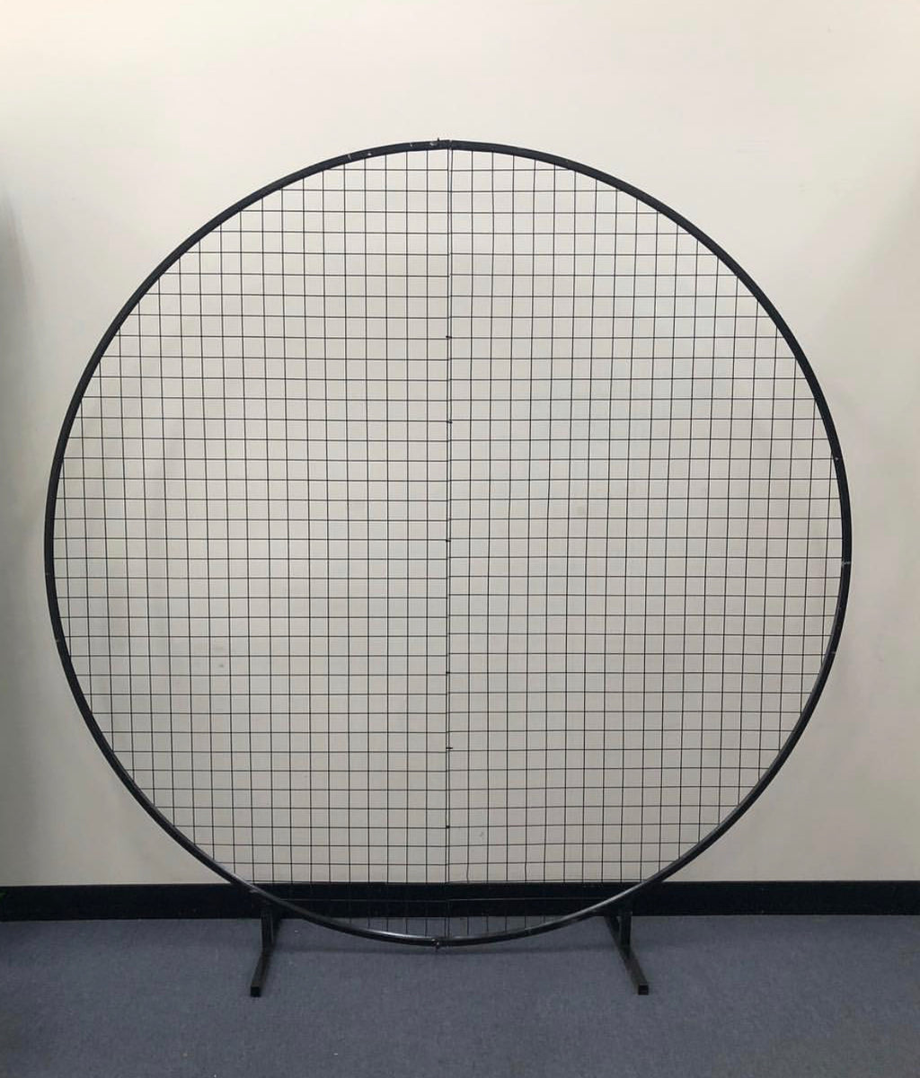 2m Black Round Mesh Backdrop – Top Party Supplies, Hoppers Crossing ...