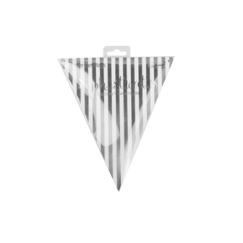 Silver Flag Party Banner Decoration 20pk – Top Party Supplies, Hoppers ...