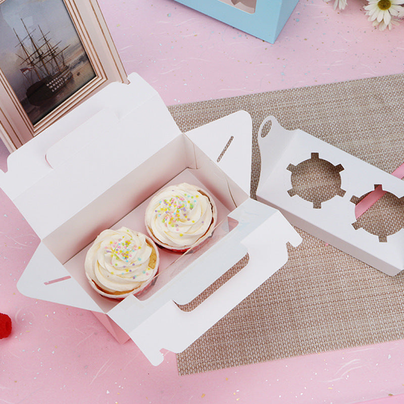 2 Holes CupCake Box With Handles – Top Party Supplies, Hoppers Crossing ...