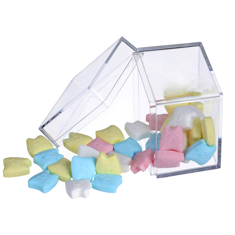 5x5x5CM Clear Plastic Candy Cookie Box 10pk – Top Party Supplies ...