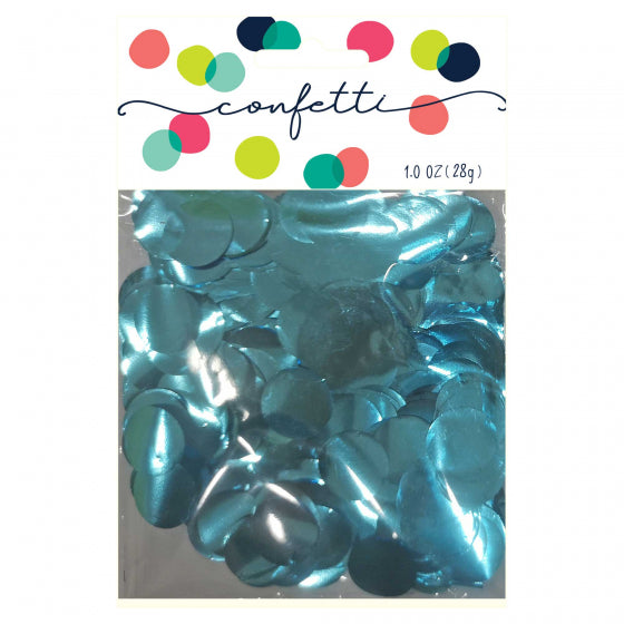 Metallic Light Blue 2cm Foil Confetti 28g – Top Party Supplies, Hoppers ...