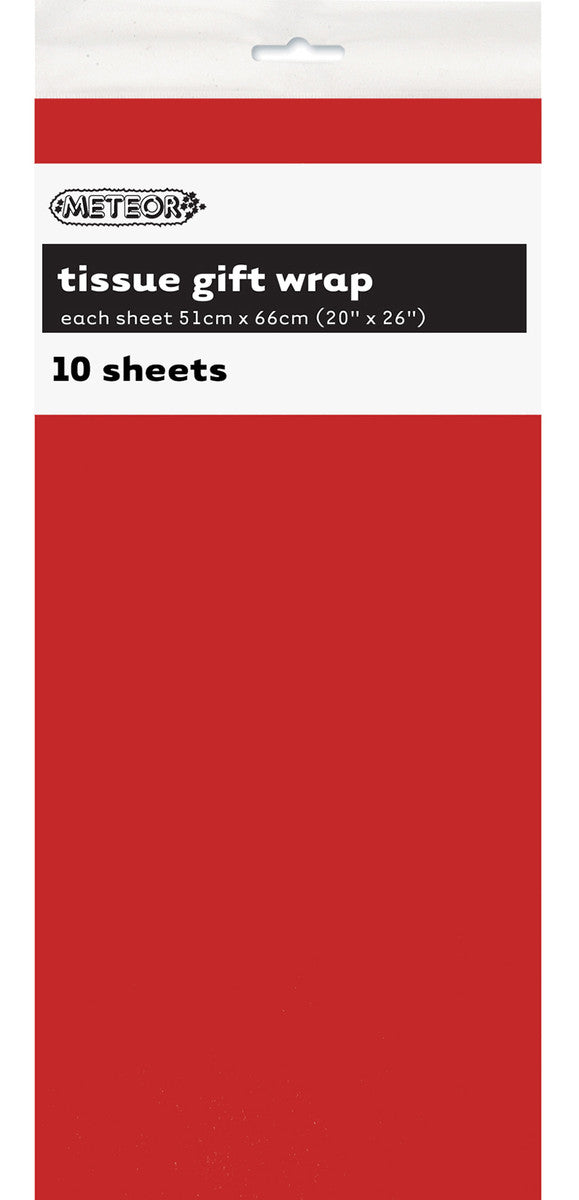 Red Tissue Paper Sheets 10Pk – Top Party Supplies, Hoppers Crossing ...