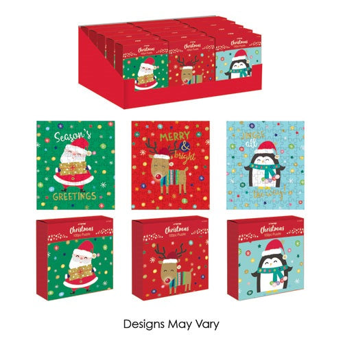 Christmas Kids Puzzles Box 100pcs Gift – Top Party Supplies, Hoppers ...