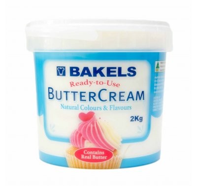 BAKELS VANILLA BUTTERCREAM 2KG – Top Party Supplies, Hoppers Crossing ...