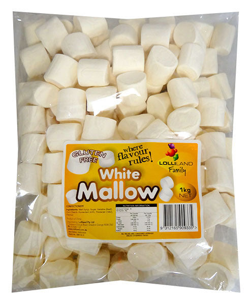 Lolliland Marshmallow Bulk 1KG -White – Top Party Supplies, Hoppers ...
