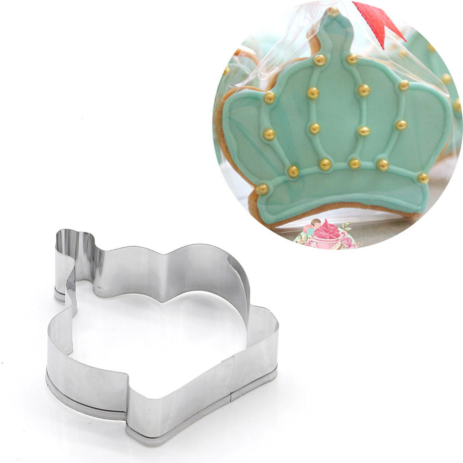 Stainless Steel Crown 6.5cm Cookie Cutter – Top Party Supplies, Hoppers ...