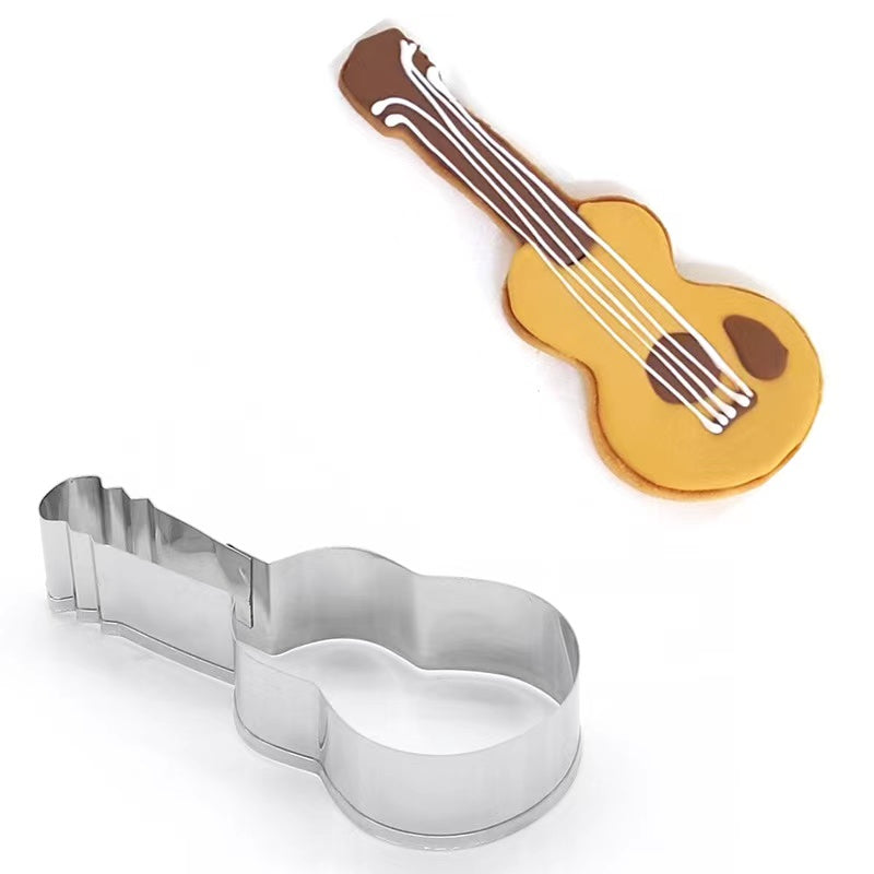 Stainless Steel Guitar Cookie Cutter – Top Party Supplies, Hoppers ...