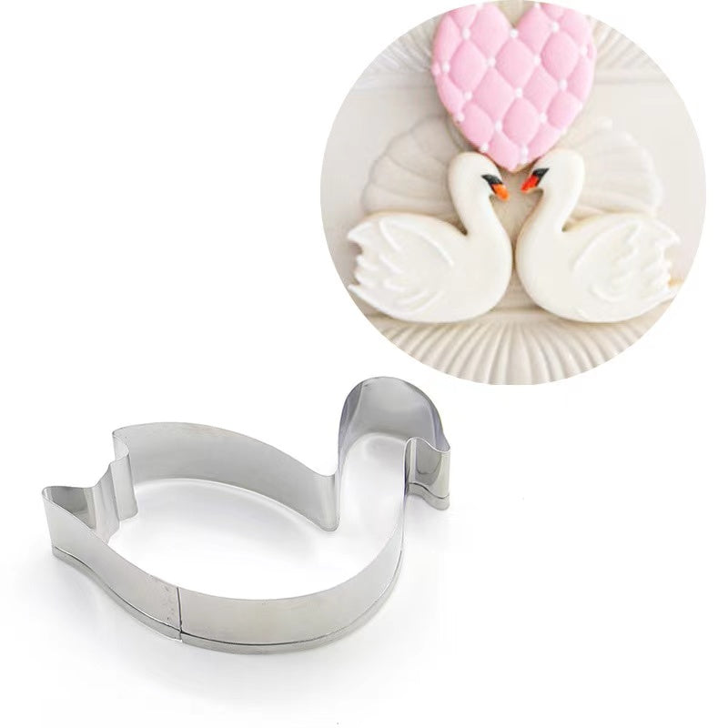 Stainless Steel Swan Cookie Cutter – Top Party Supplies, Hoppers ...