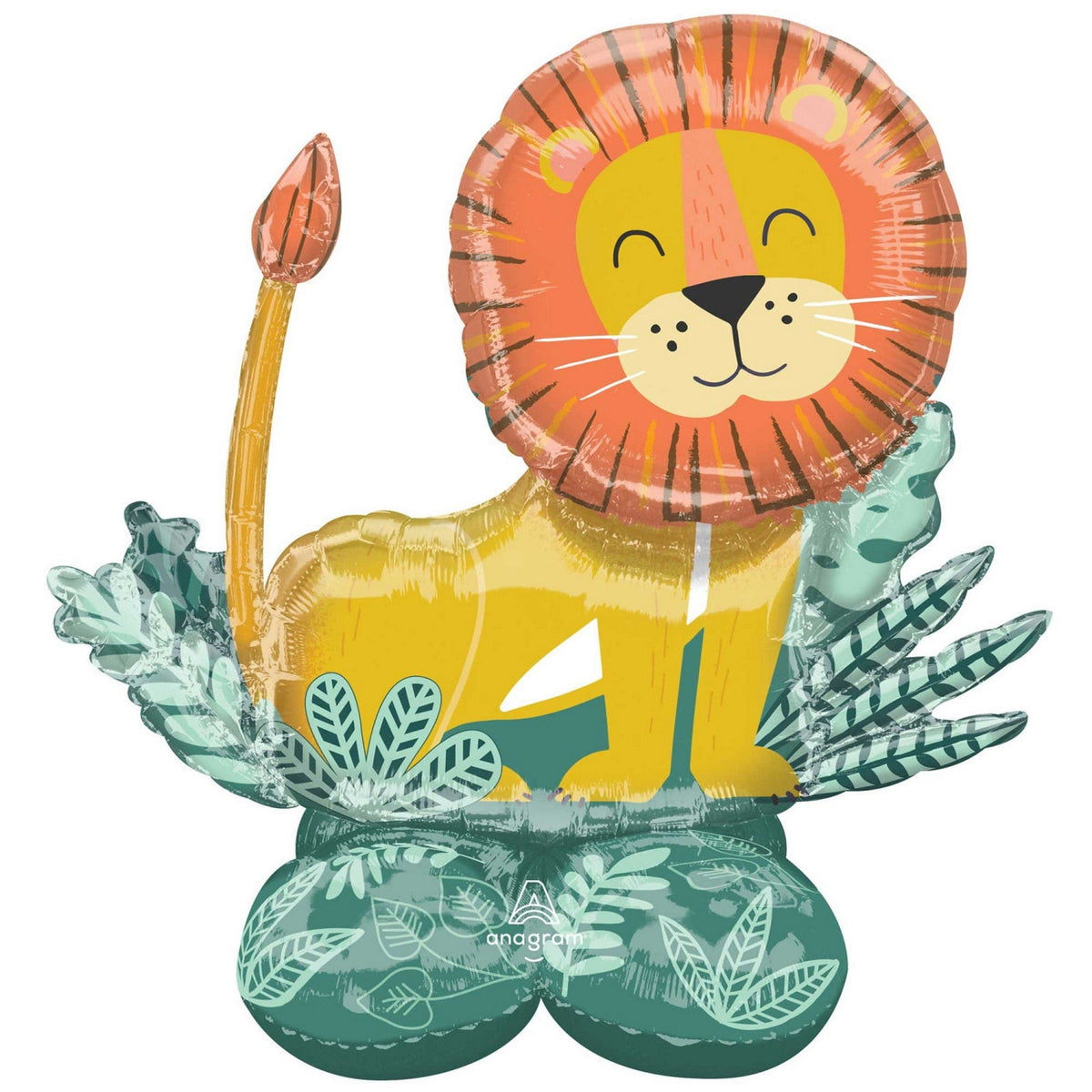 Jugle Lion Get Wild Air Filled AirLoonz Foil Balloon 109cm – Top Party ...