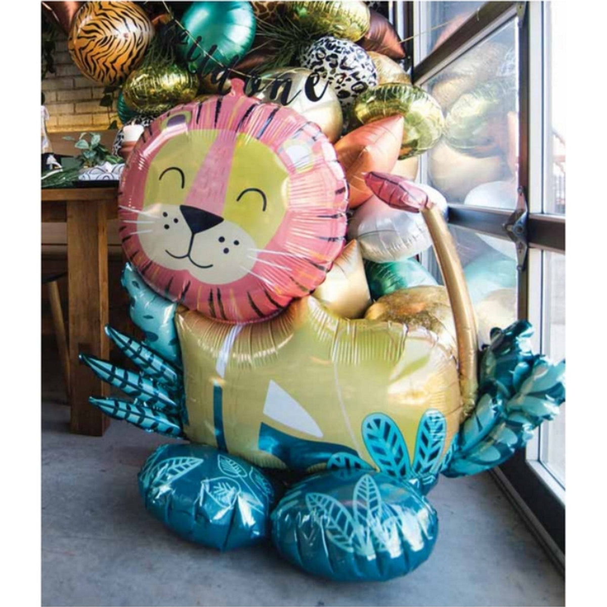 Jugle Lion Get Wild Air Filled AirLoonz Foil Balloon 109cm – Top Party ...