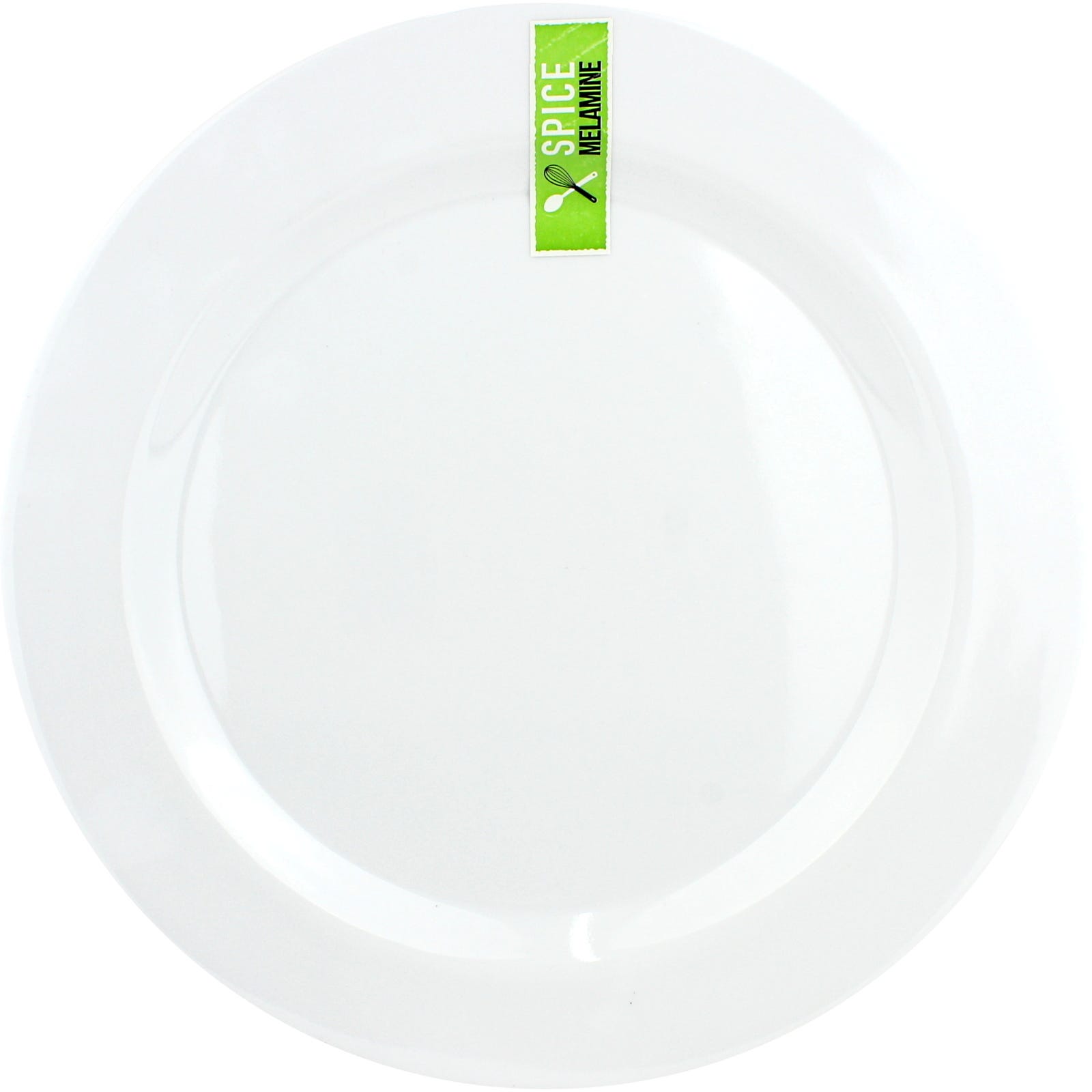 28cm Large White Round Melamine Dinner Plate – Top Party Supplies ...