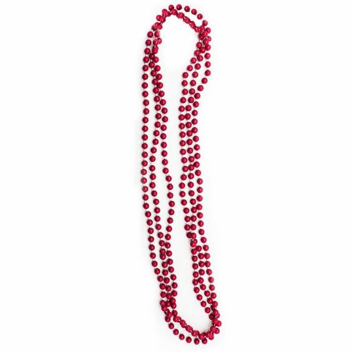 Neon Red Beaded Plastic Costumes Necklaces – Top Party Supplies ...