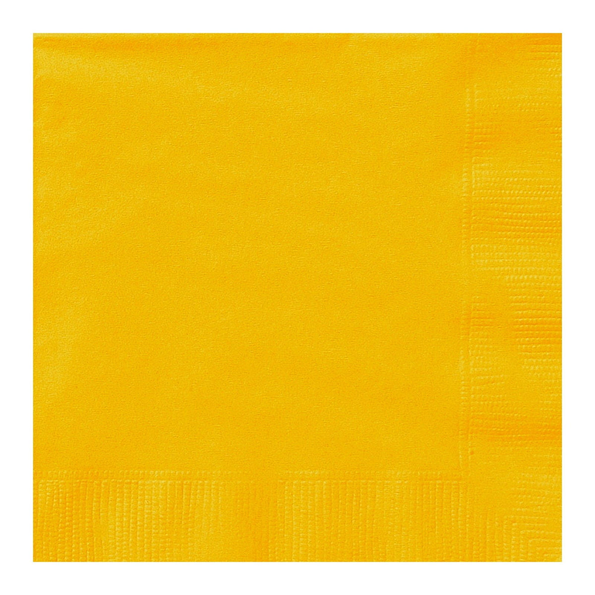 Yellow Small Paper Napkins Serviettes 20PK – Top Party Supplies ...