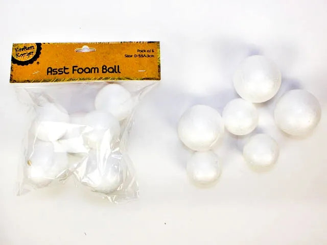 Assorted Foam Balls Pack of 6 – Top Party Supplies, Hoppers Crossing ...