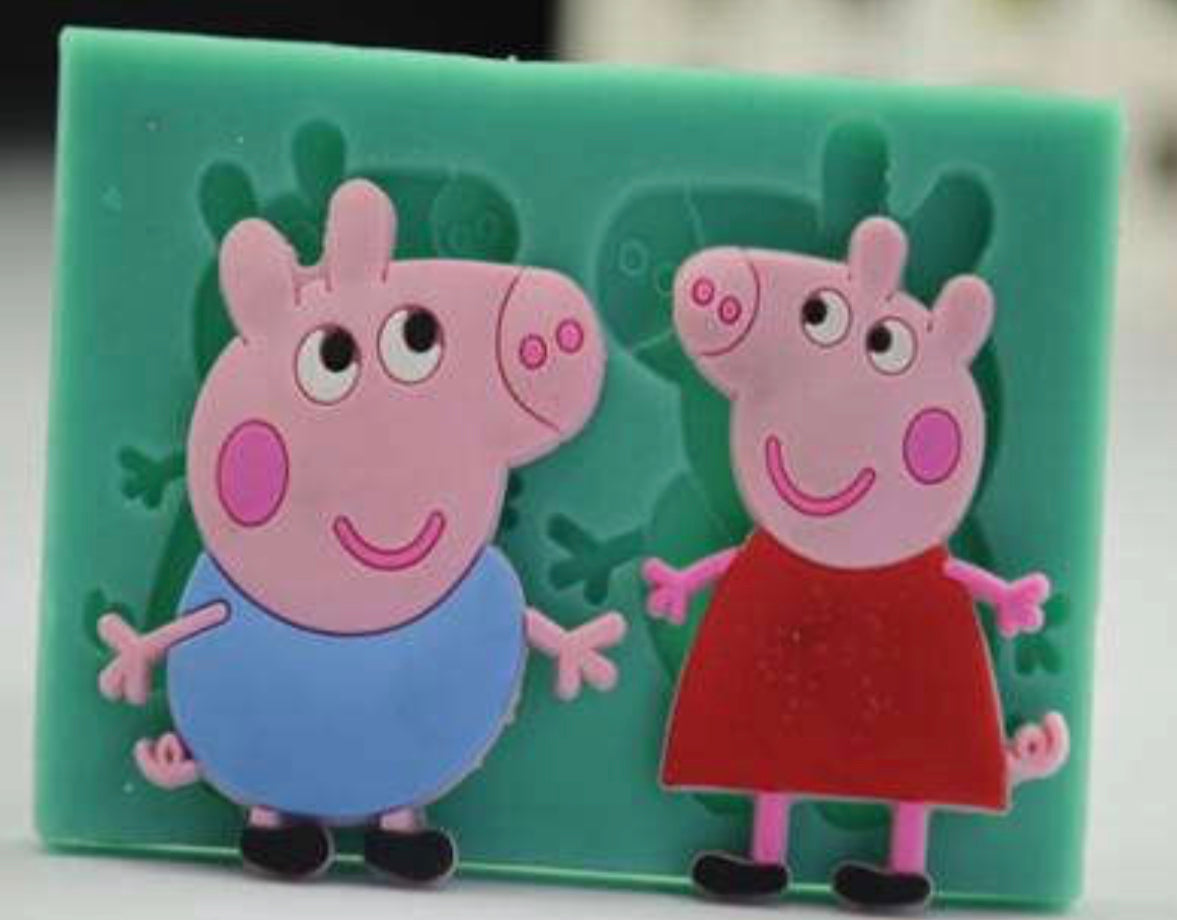 PEPPA PIG Silicone Fondant/ Chocolate Mould – Top Party Supplies ...