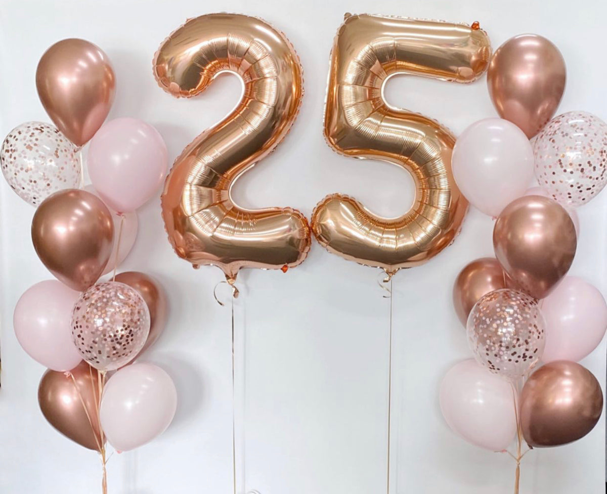 2pcs Numbers With 2 Sets Confetti Bouquets – Top Party Supplies ...