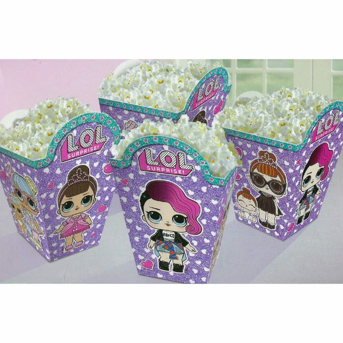 LOL Surprise Popcorn Containers Treat Box 8Pack – Top Party Supplies ...