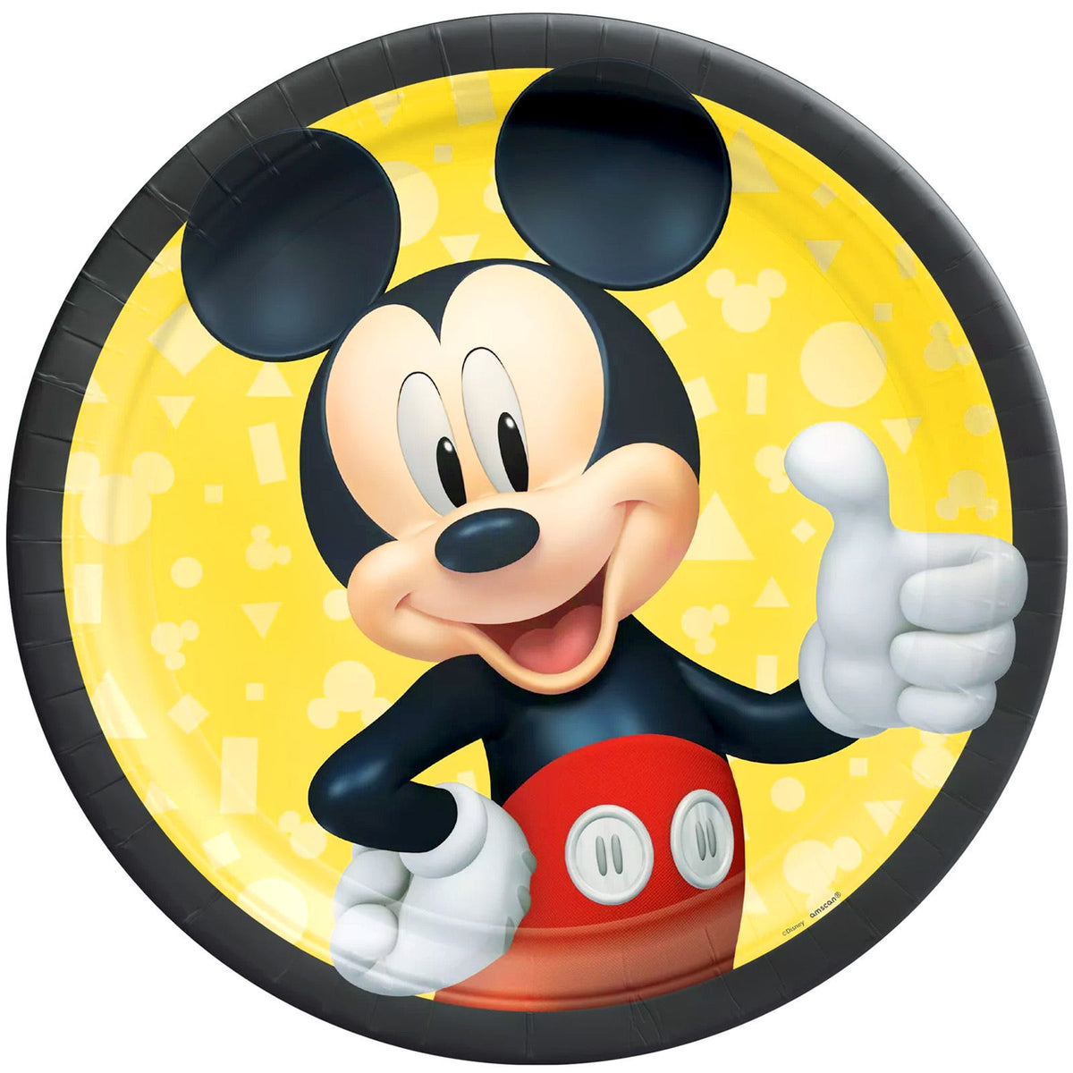 Mickey Mouse Forever Large 23cm Round Paper Plates – Top Party Supplies ...
