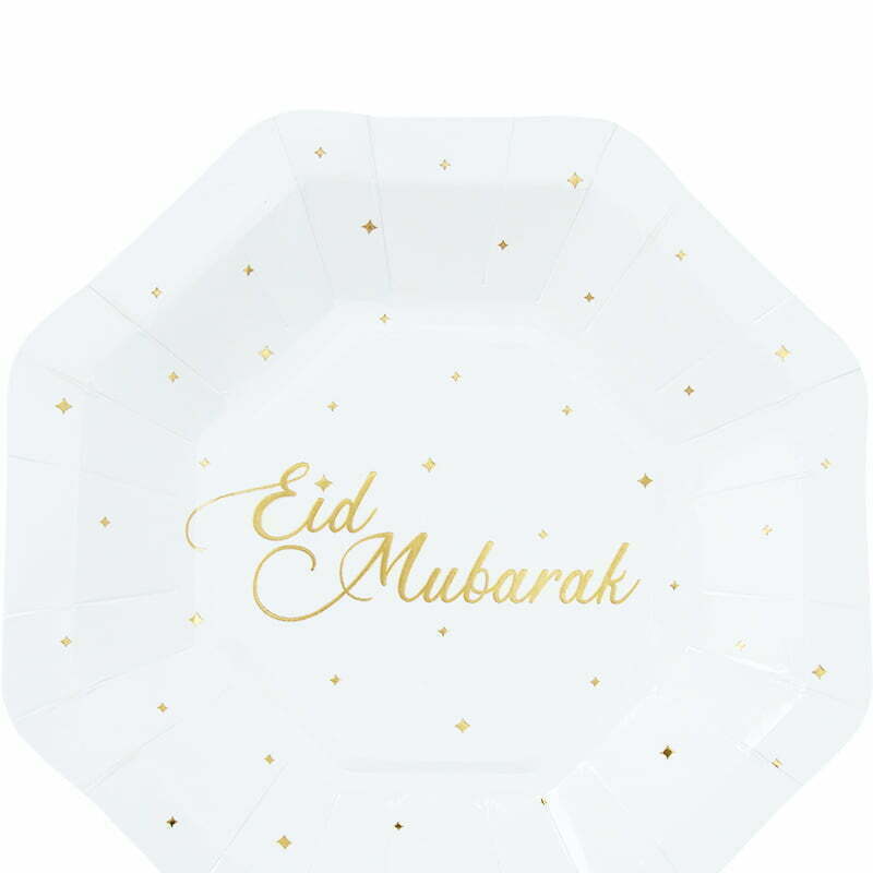 Eid Mubarak Small Paper Plates – Top Party Supplies, Hoppers Crossing ...