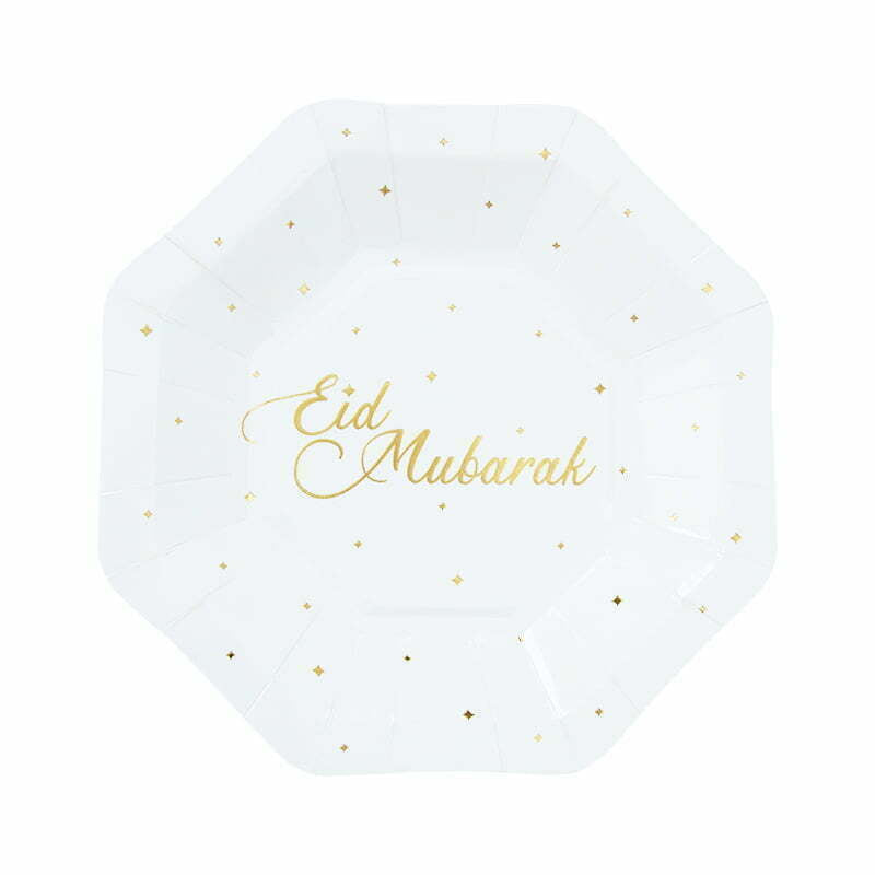 Eid Mubarak Small Paper Plates – Top Party Supplies, Hoppers Crossing ...