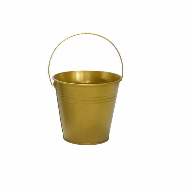 Gold Favour Lolly Bucket Tin – Top Party Supplies, Hoppers Crossing ...